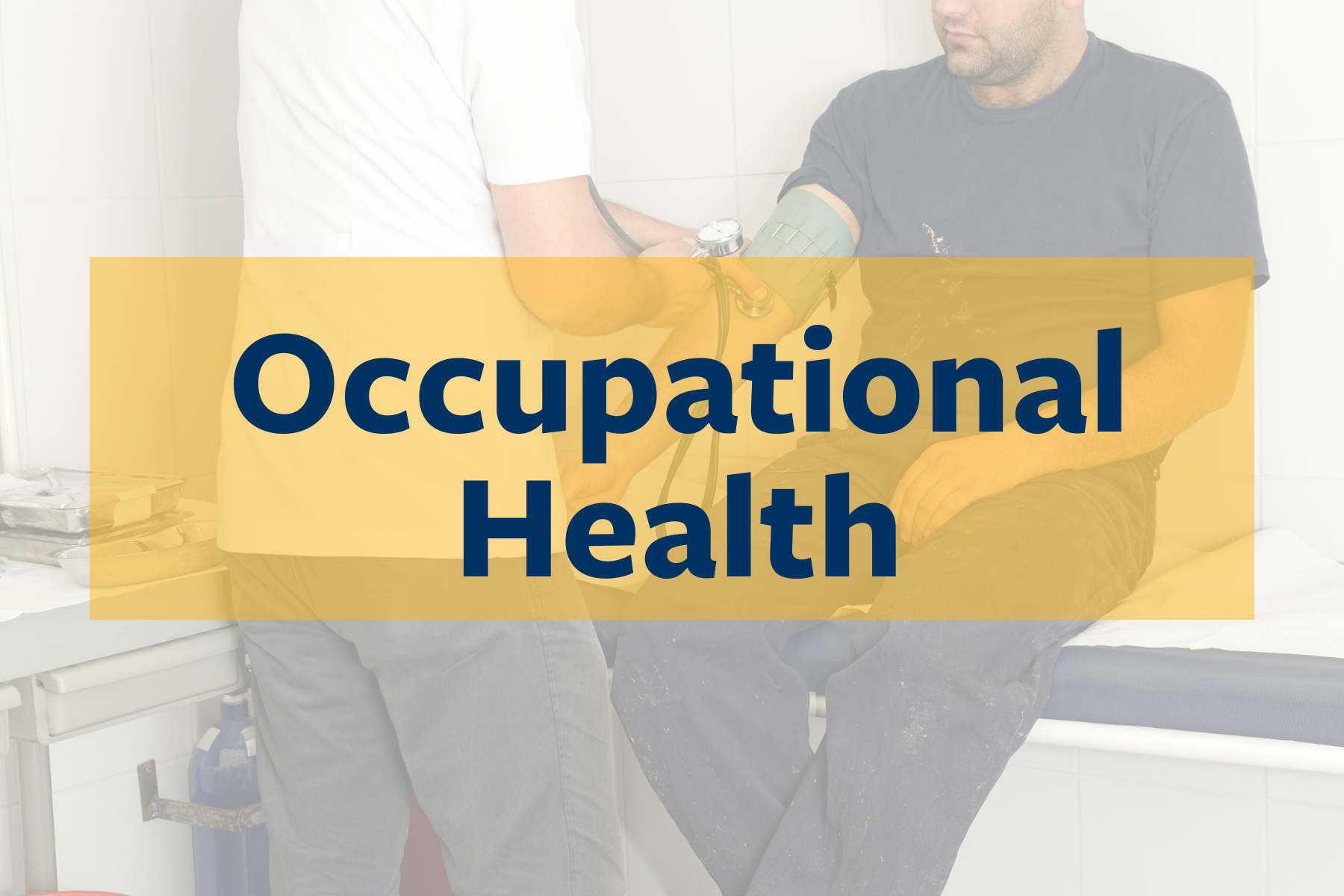 Occupational Health | University Health Services